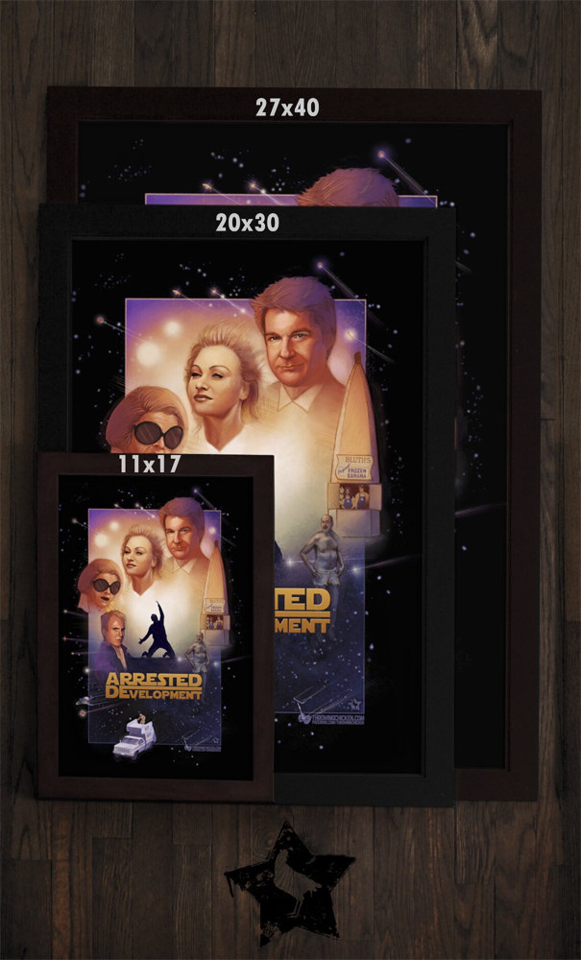 Arrested Development star Wars Poster drew | Etsy