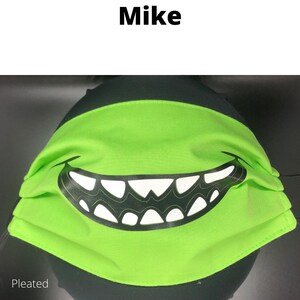 Monster's Inc. Character Inspired Face Masks (boo's Door, Mike and ...