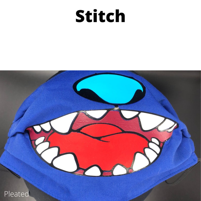 Disney Lilo and Stitch Stitch Angel and Lilo Face Mask - Etsy