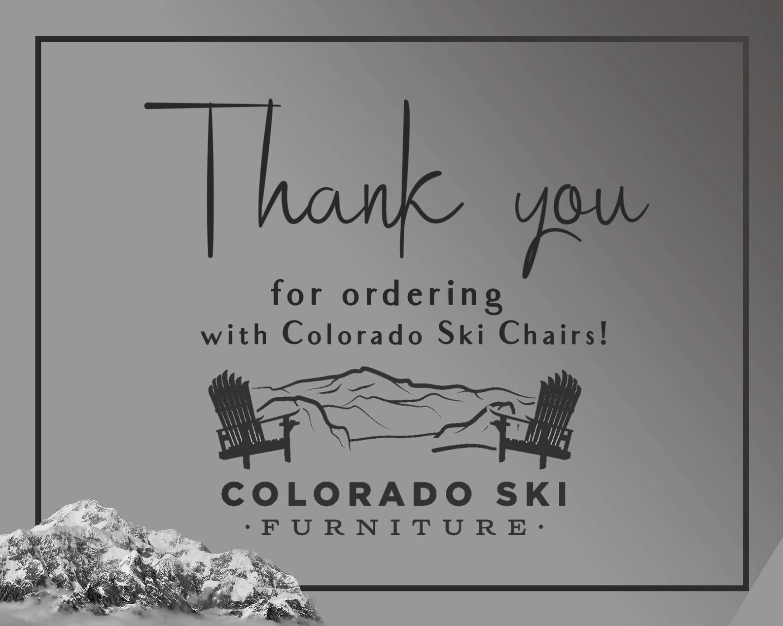 Colorado Ski Adirondack Chair Set – Upcycled Outdoor Patio Furniture - Etsy