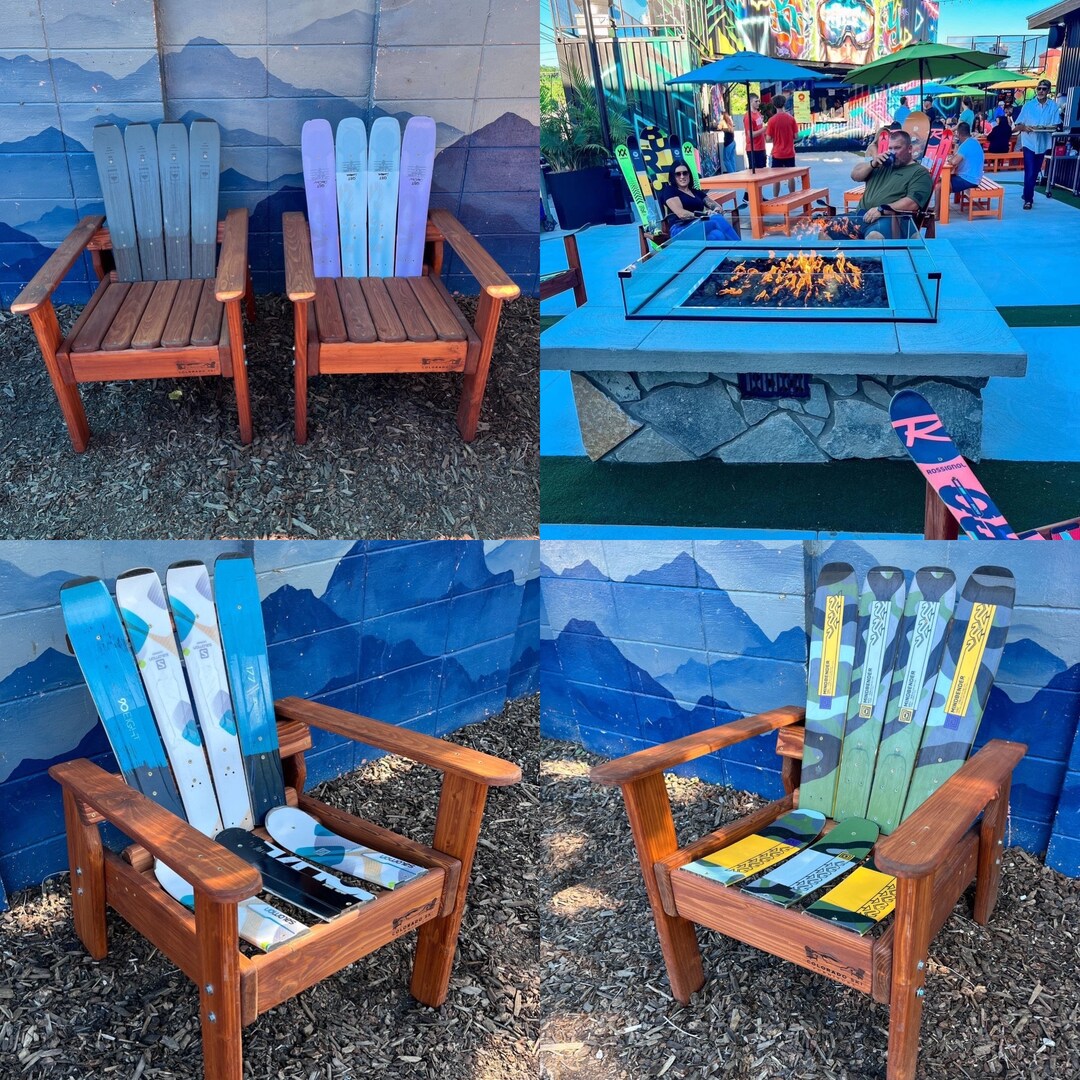 Set of 4 - the “ALPINE” Chairs – Our New Modern INDOOR/OUTDOOR (more ...