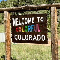 Colorado Sign Print, Colorado Poster, Welcome to Colorful Colorado Sign ...