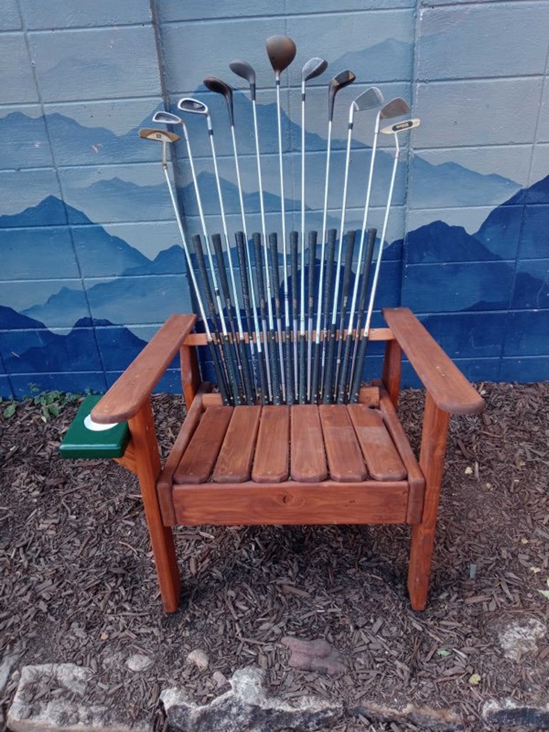 Signature Golf Club Adirondack Chair, Man Cave Decor - Etsy
