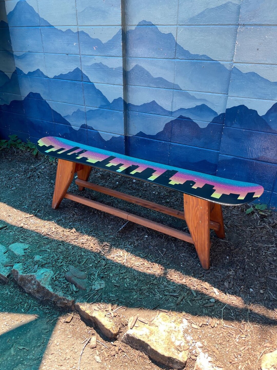Denver City Edition Snowboard Bench, Boot Bench, Mud Room Bench ...