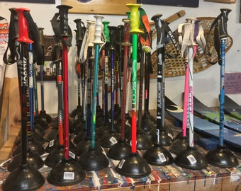 Ski Pole Toilet Plunger - Etsy