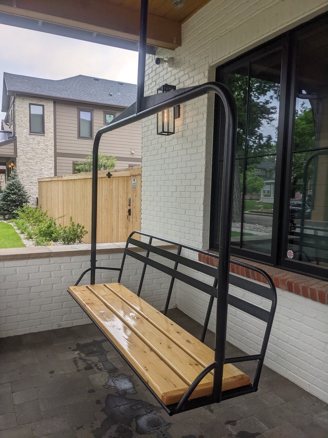 Custom 4-person Ski Chairlift Swing Ski Chairlift Bench Swing Made to ...