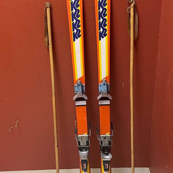 Antique Skis - Etsy