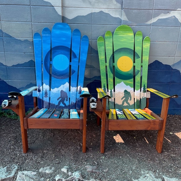 Sasquatch on Chair - Etsy