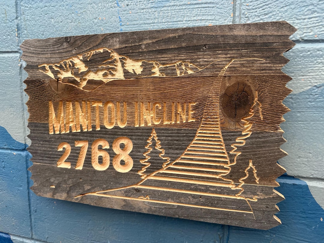Manitou Incline - Manitou Springs Colorado - 2768 Steps - Reclaimed ...
