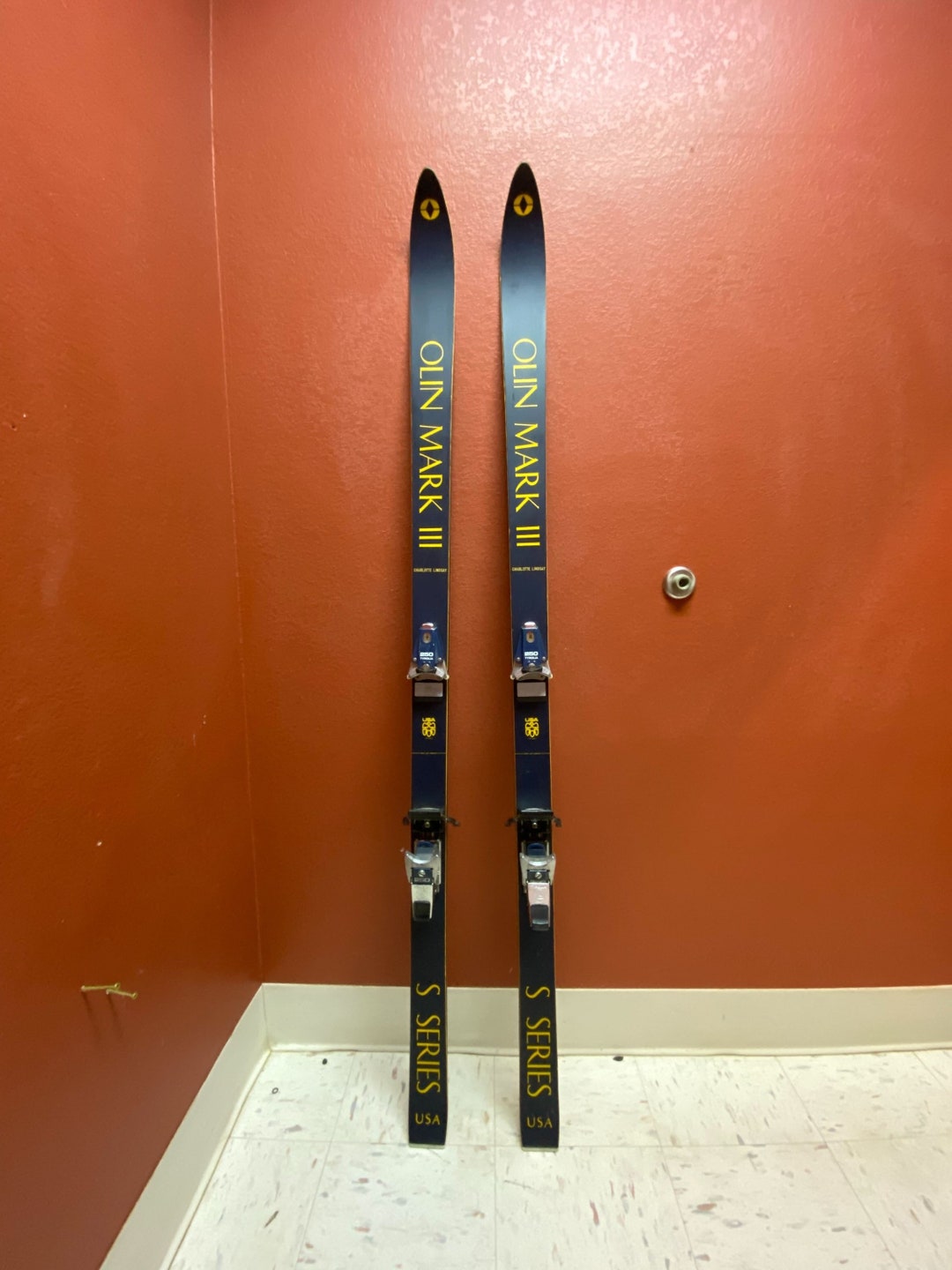 Olin Mark III USA 175cm Antique Head Skis, Unique Antique Refurbished ...