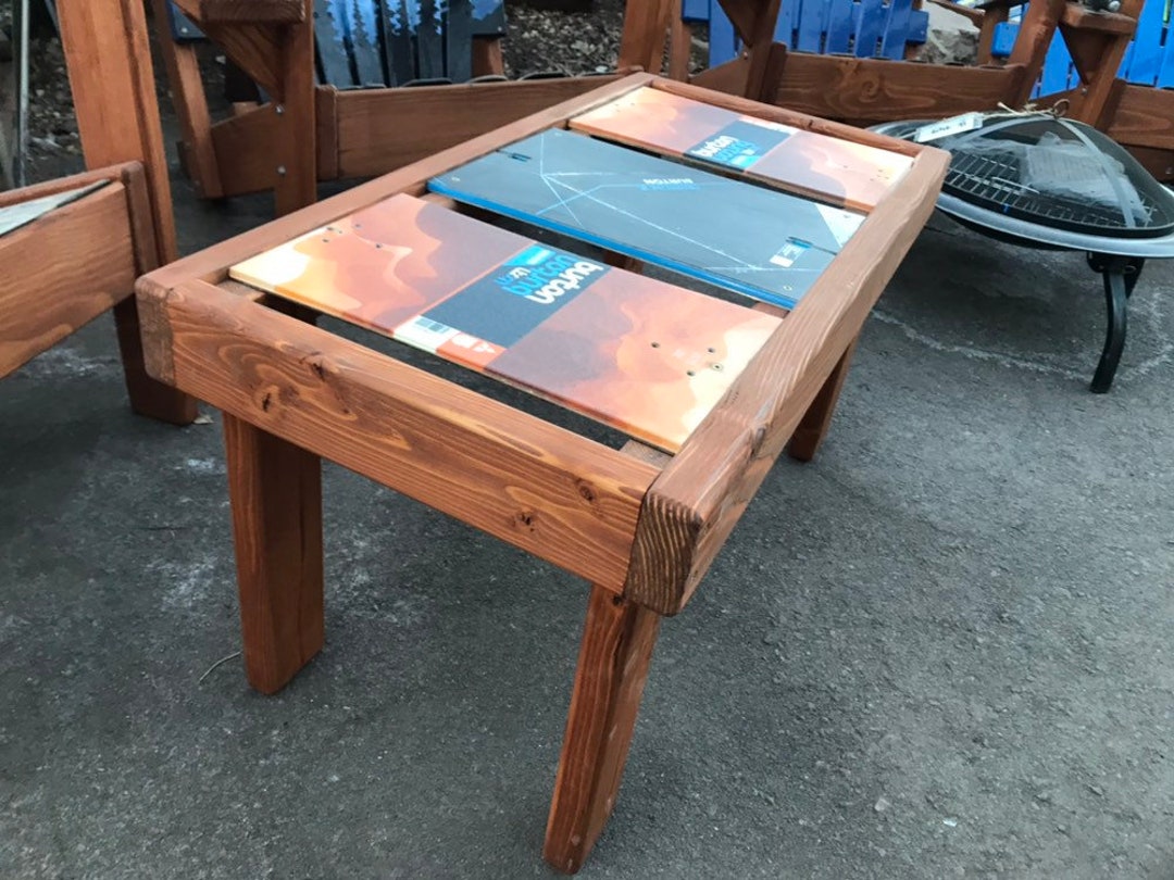 Snowboard Coffee Table - Request Your Favorite Colors or Ski Brands! - Etsy