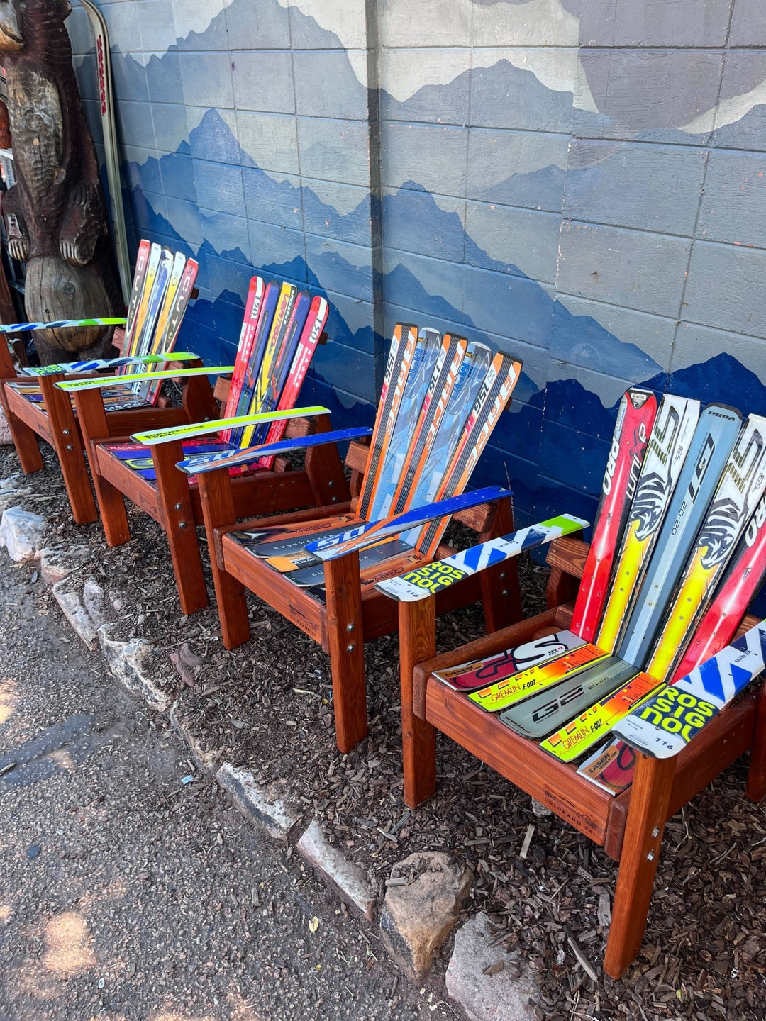 Set of 4 - the “ALPINE” Chairs – Our New Modern INDOOR/OUTDOOR (more ...