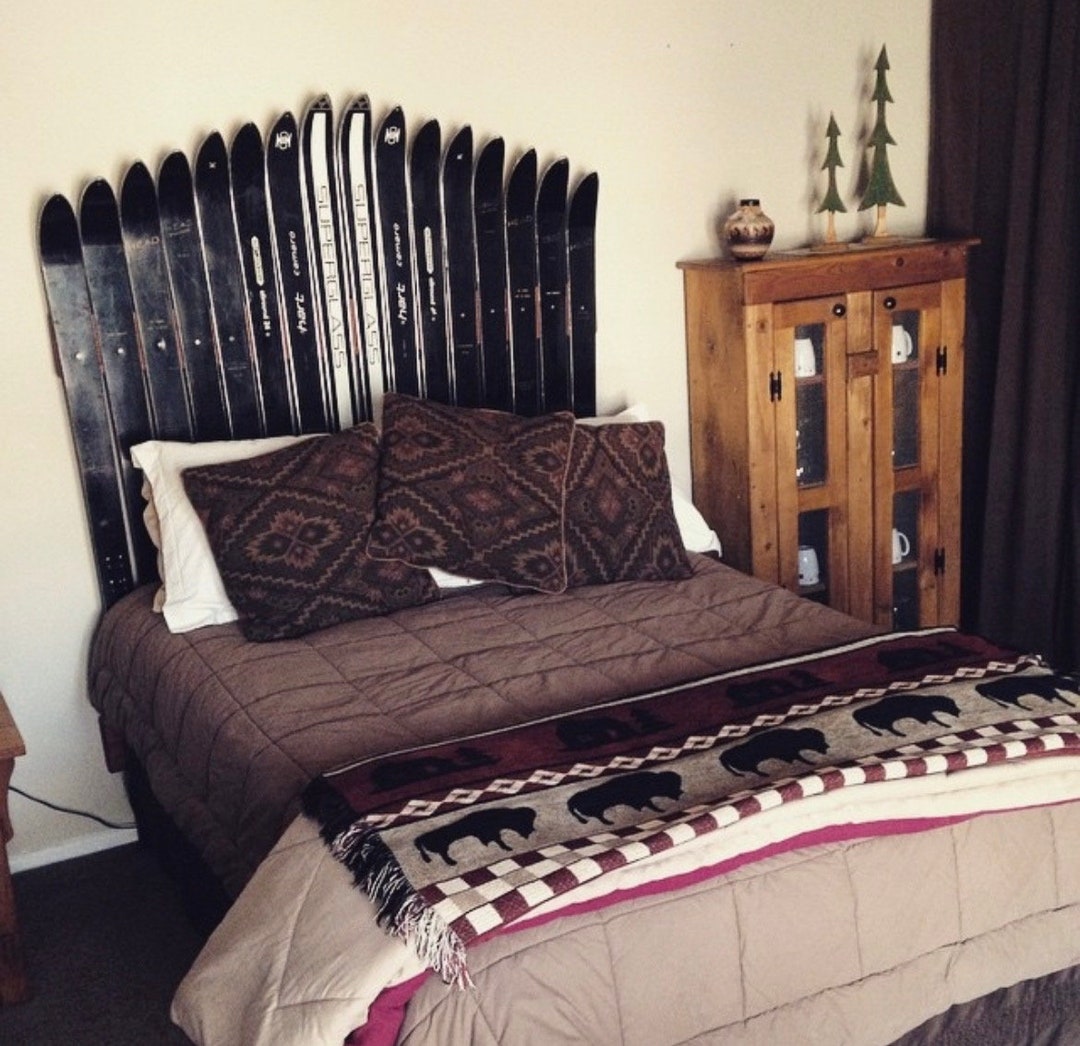 Ski Headboard, Request Your Favorite Colors or Ski Brands, Available in ...