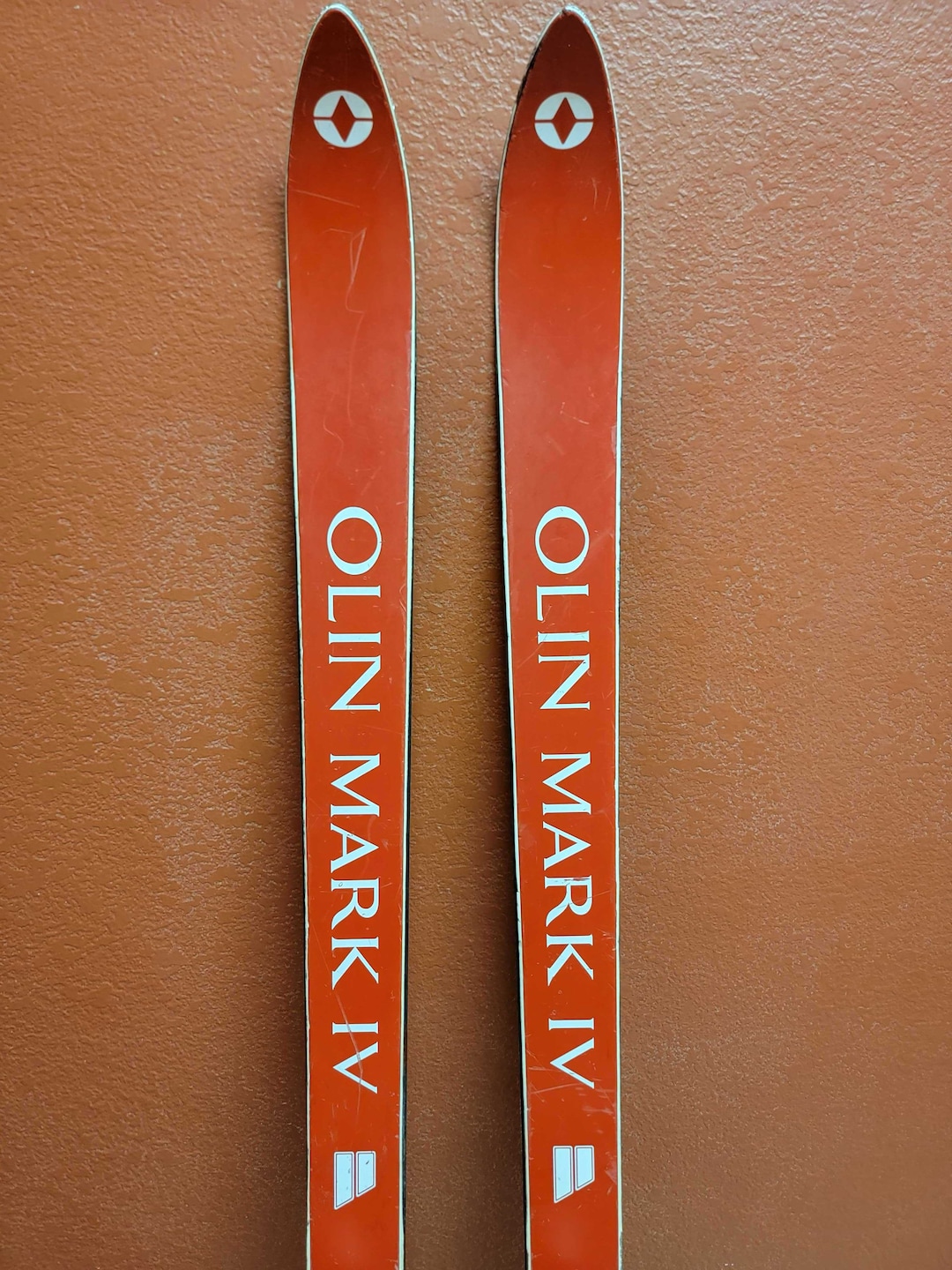 Antique Olin Mark 4 Skis, Unique Antique Refurbished Ski Wall Art Set ...