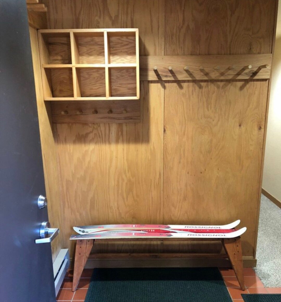 Ski Mudroom Bench, Colors Vary, Pick Colors, Snowboard Boot Bench ...