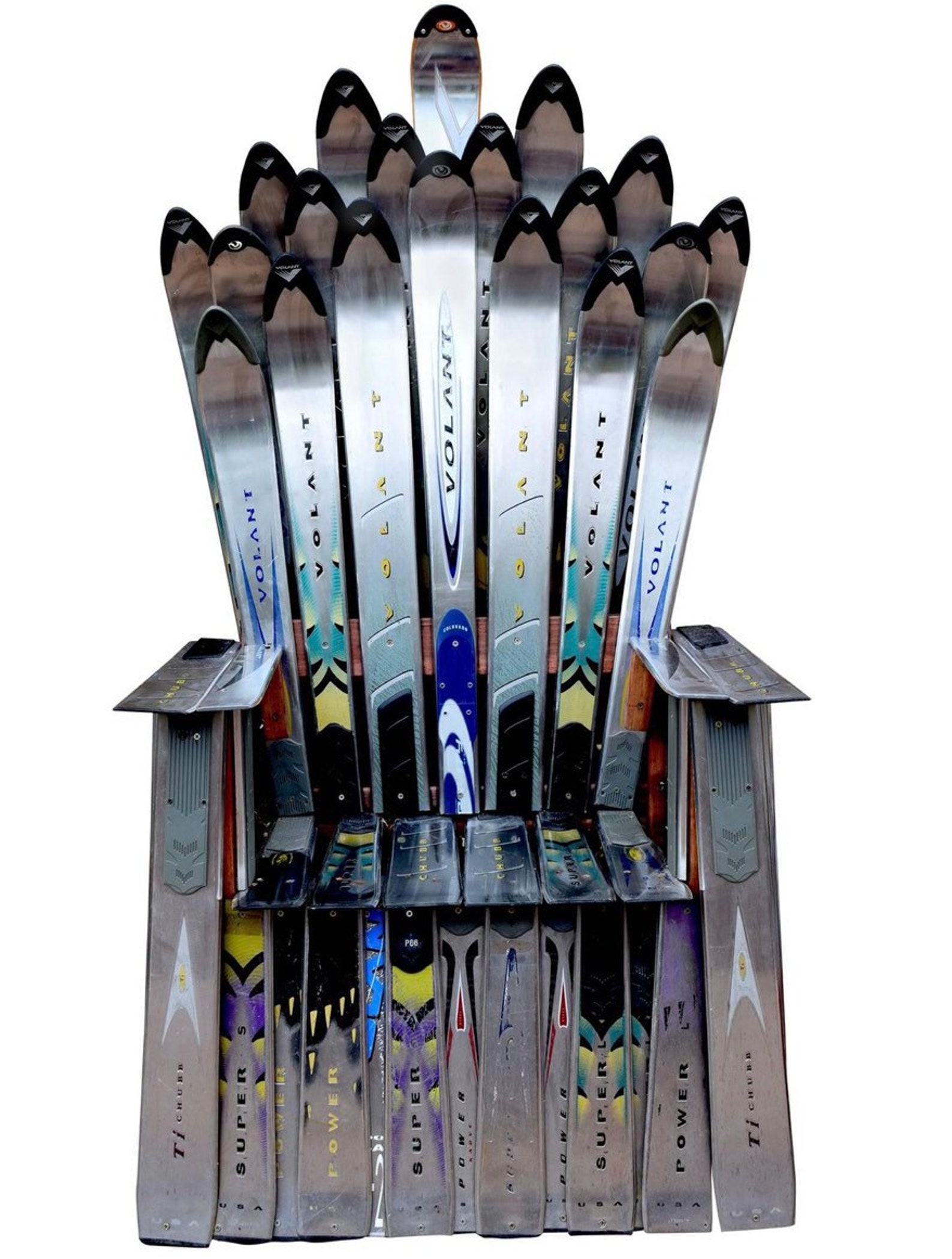 Stainless Steel Volant Ski Throne Genuine Original Repurposed - Etsy