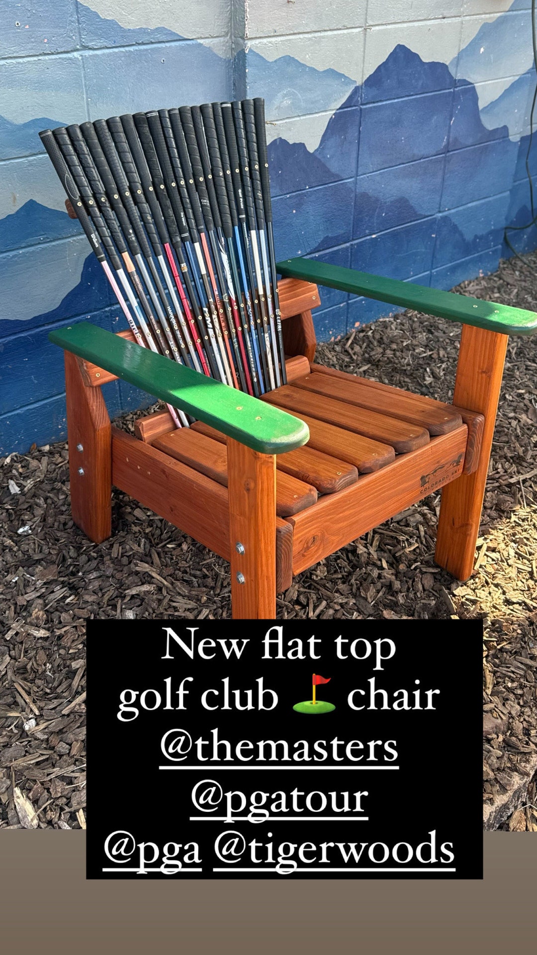 Upcycled Golf Club Adirondack Chair, Handmade Sports Decor - Etsy