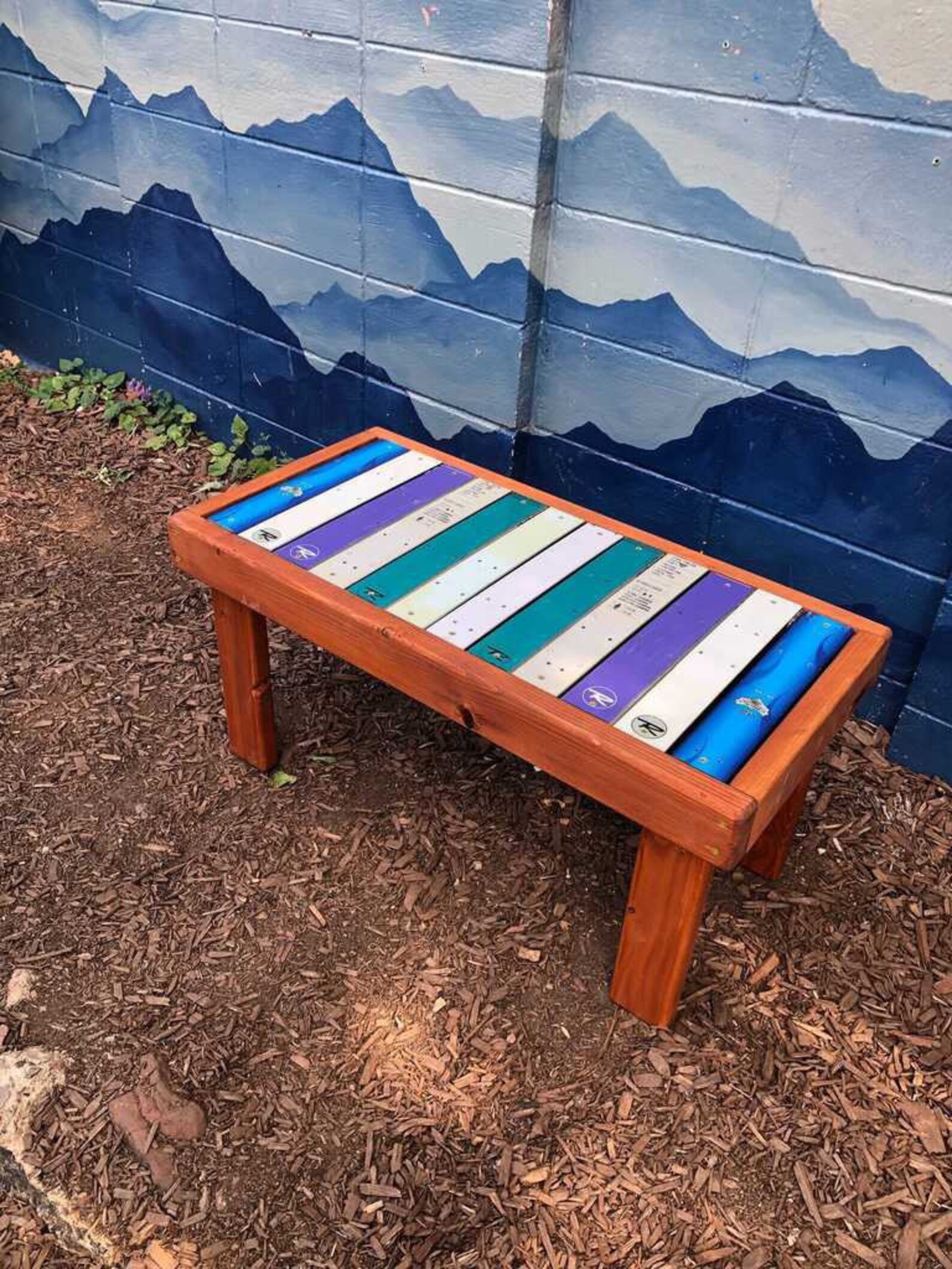 Ski Coffee Table Customizable Snowboard Table Colorado - Etsy