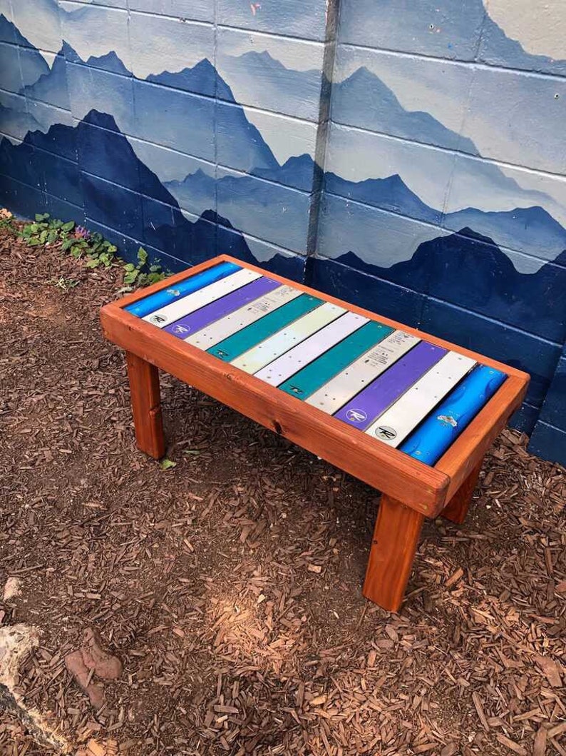 Ski Coffee Table Customizable Snowboard Table Colorado - Etsy