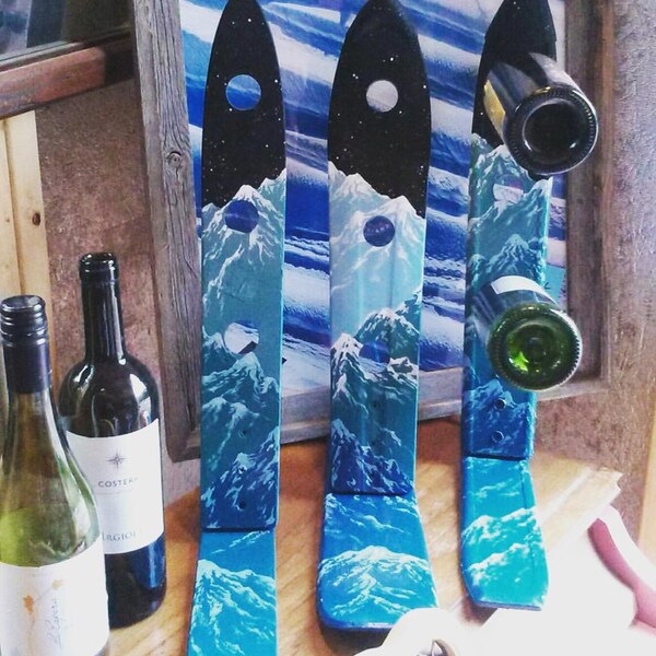 Painted Wine Rack - Etsy
