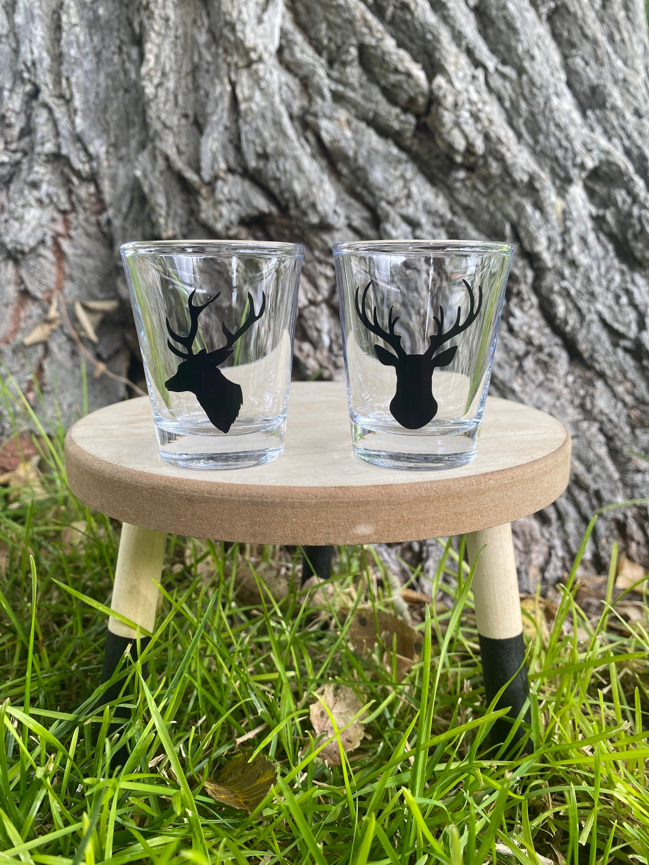 Hunting Inspired Shot Glass, Deer Shot Glass, Elk Shot Glass - Etsy