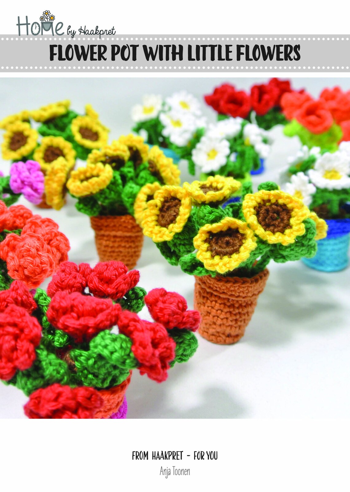 English Flower pot with little flowers | Etsy