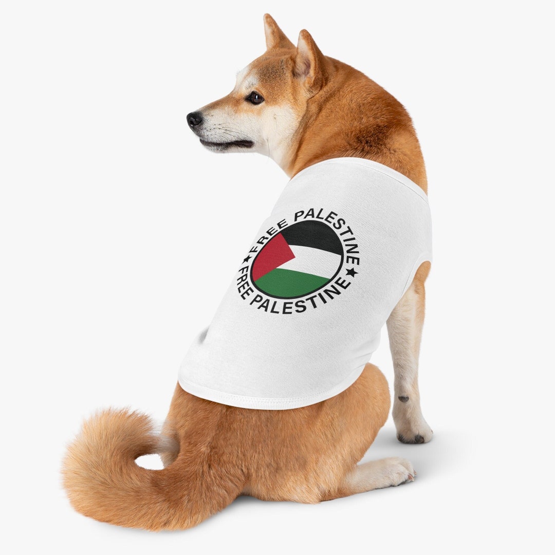 Free Palestine Pet Tank Palestinian Flag Dog Tank Free - Etsy Australia