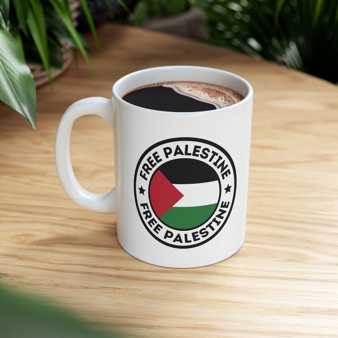 Free Palestine Coffee Mug Palestinian Ceramic Mug 11oz Tea - Etsy