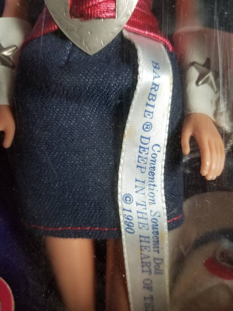 Barbie Convention Souvenir 1990, Texas Barbie, Barbie Collectible 1990 ...
