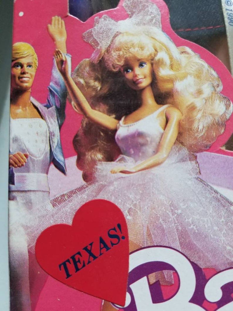 Barbie Convention Souvenir 1990, Texas Barbie, Barbie Collectible 1990 ...