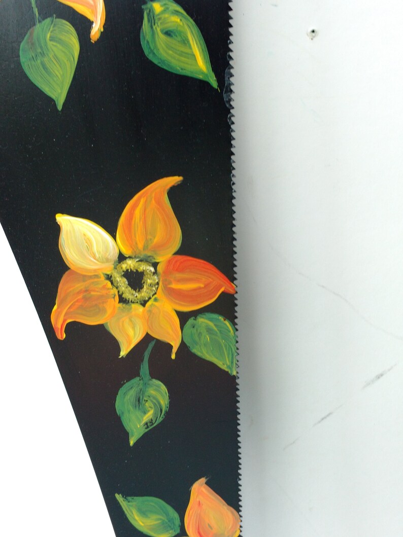 Hand Saw With Sunflowers, Sunflower Painting Saw, Sunflowers on ...