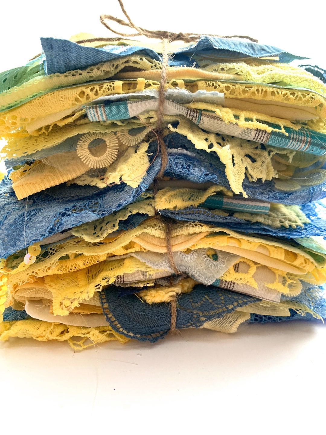 Summer Mystery Bundle 30+ Pcs Kit Fabric Assortment of Lace Trims ...