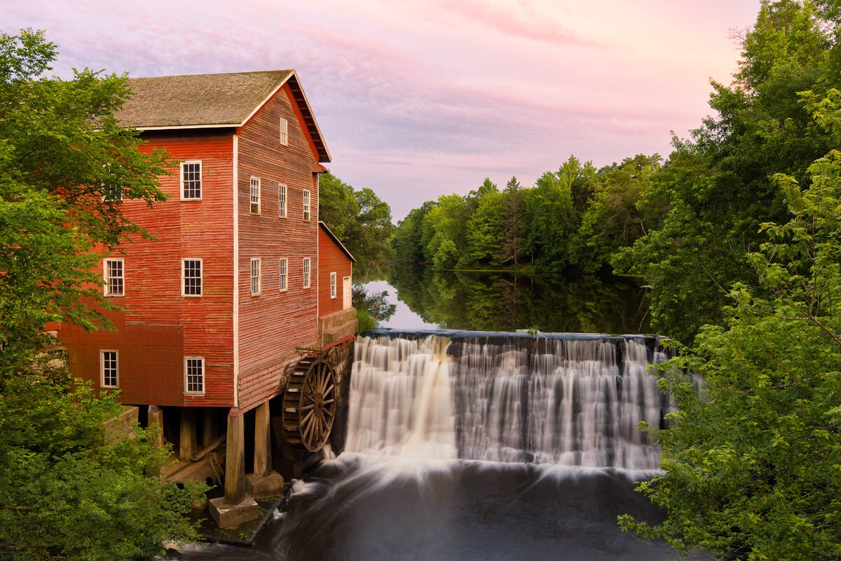 Wisconsin Photography, Dells Mill, Waterfall Art, Rustic Eau Claire ...