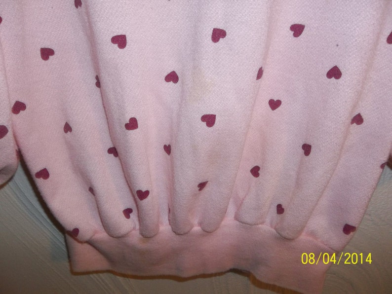 Pink Top With Hearts sky Lite Brand - Etsy