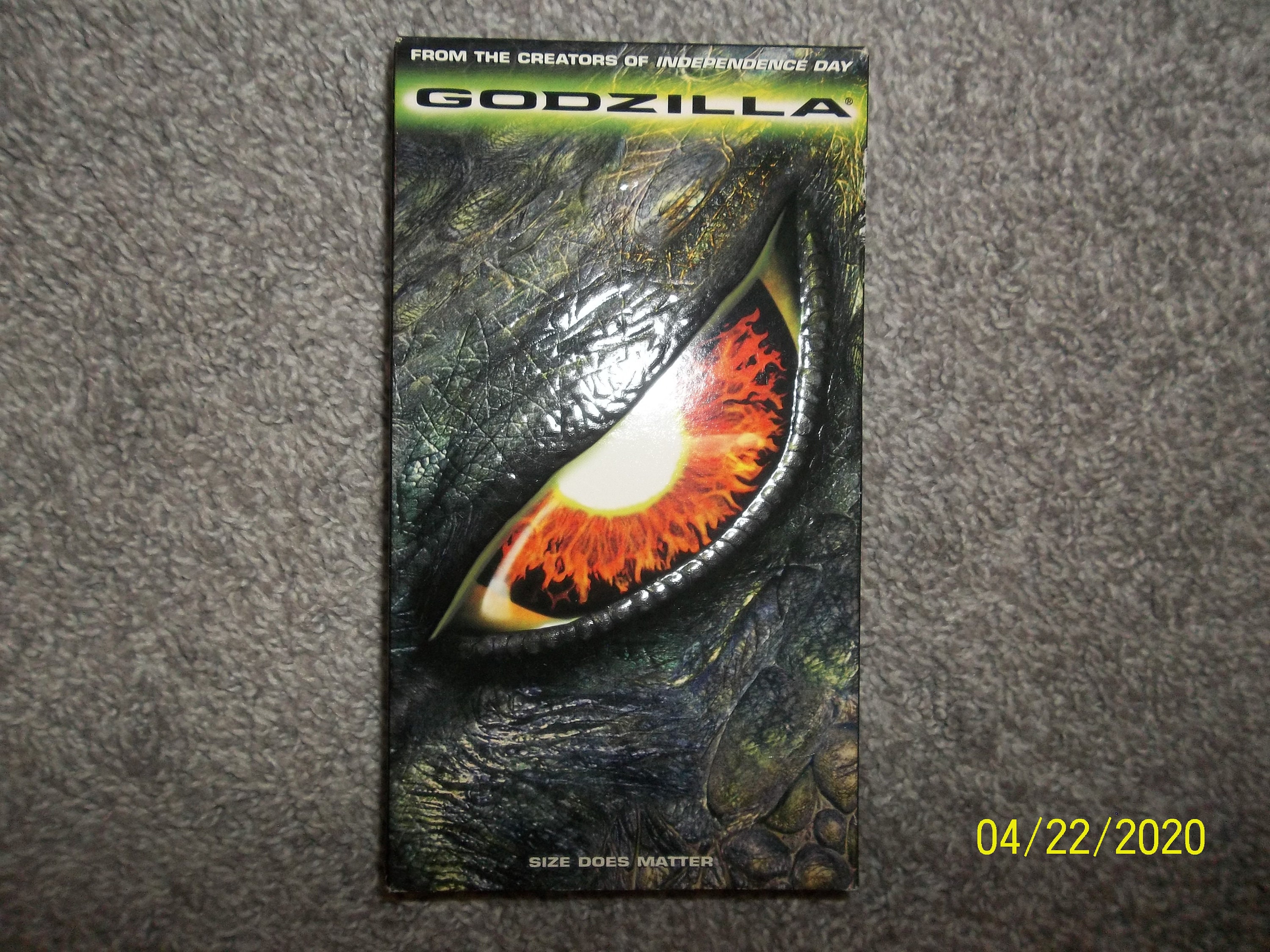 Vintage Godzilla VHS Video Cassette Tape Movie | Etsy