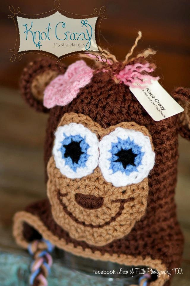 Mo Mo Monkey Hat Made to Order in Sizes Newborn to Adult - Etsy