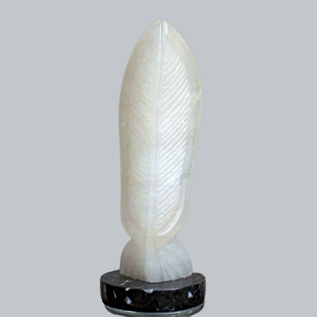 White Feather, Original Alabaster Stone Carving - Etsy