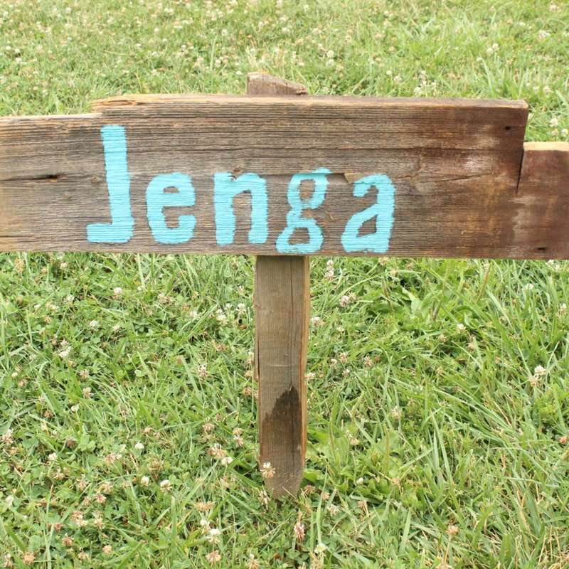 Lawn Jenga - Etsy