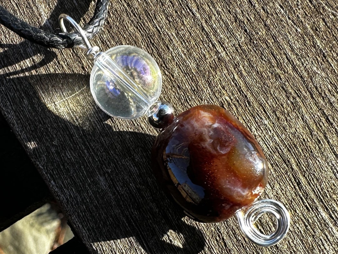 Rare Mexican Fire Agate and Angel Aura Healing Stone Protection ...