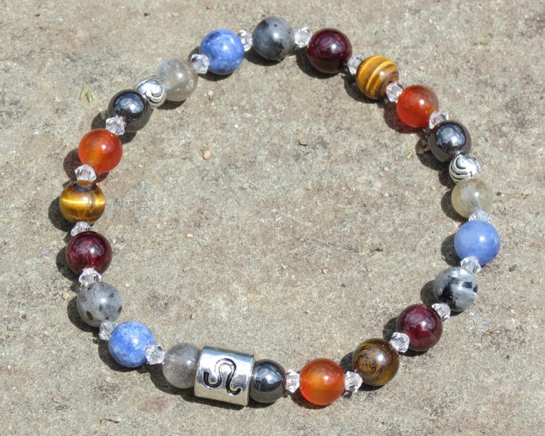 Women's Leo Power Chakra Healing Bracelet or Necklace With - Etsy