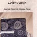 Geiko Cover Pattern / Journal Cover in Kimono Form / Fabric Covered ...
