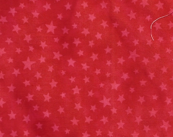 Red Star Fabric - Etsy