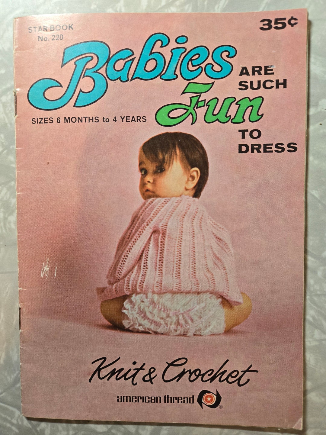 1970s Babies Are Such Fun Knit & Crochet Vintage Star Book / American ...