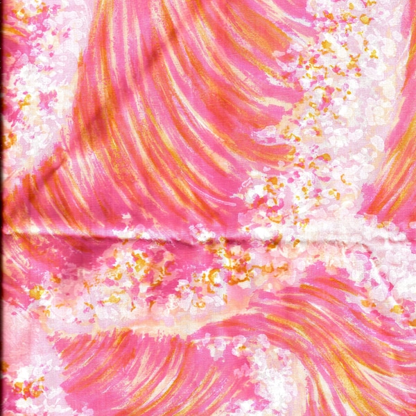 Orange Pink Fabric - Etsy