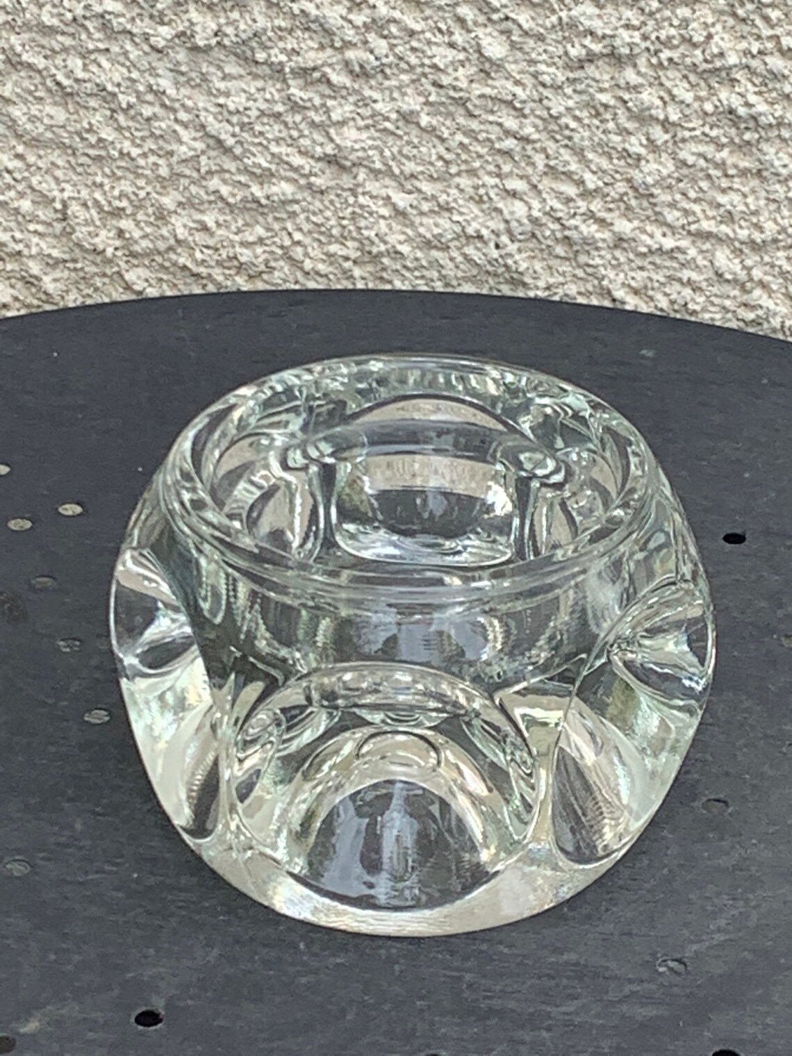 Glass Ashtray Design Vintage Geometric Patterns 1970 - Etsy