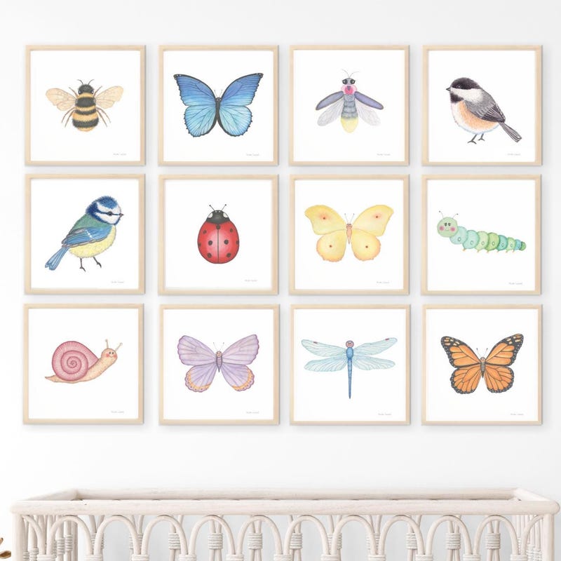 Square Prints Baby Room - Etsy