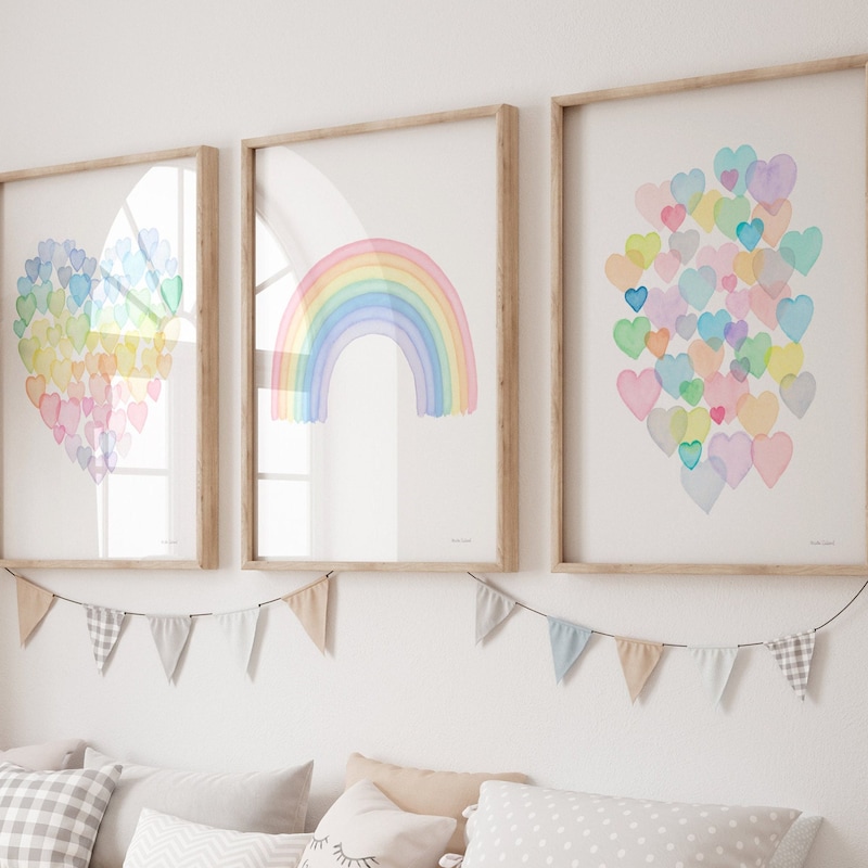 Pastel Rainbow Room Decor - Etsy