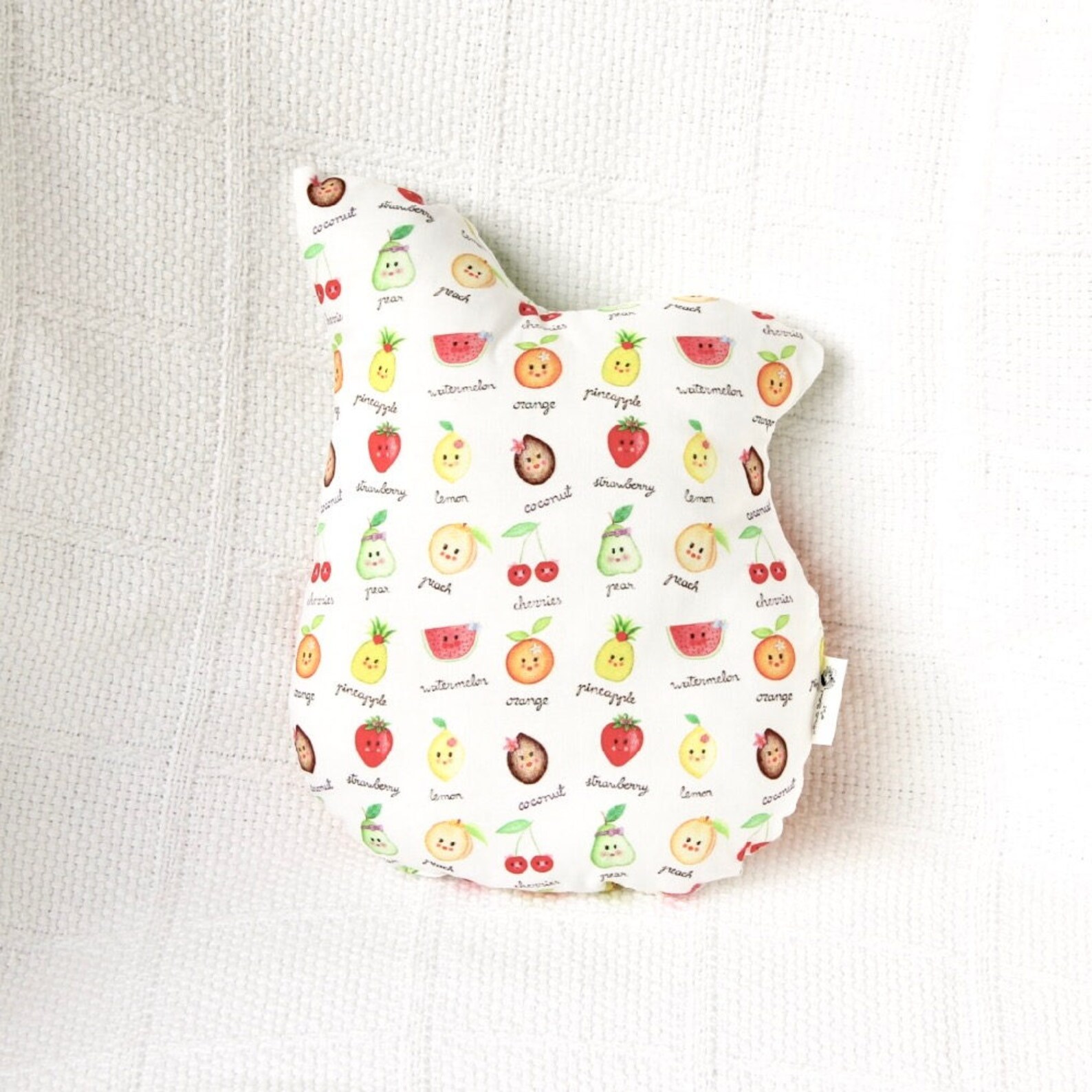 Orange Pillow. Fruit Pillow. Kawaii Fruit Decor. Cute Nursery Decor ...