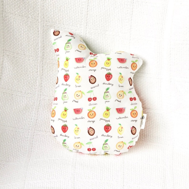 Orange Pillow. Fruit Pillow. Kawaii Fruit Decor. Cute Nursery - Etsy