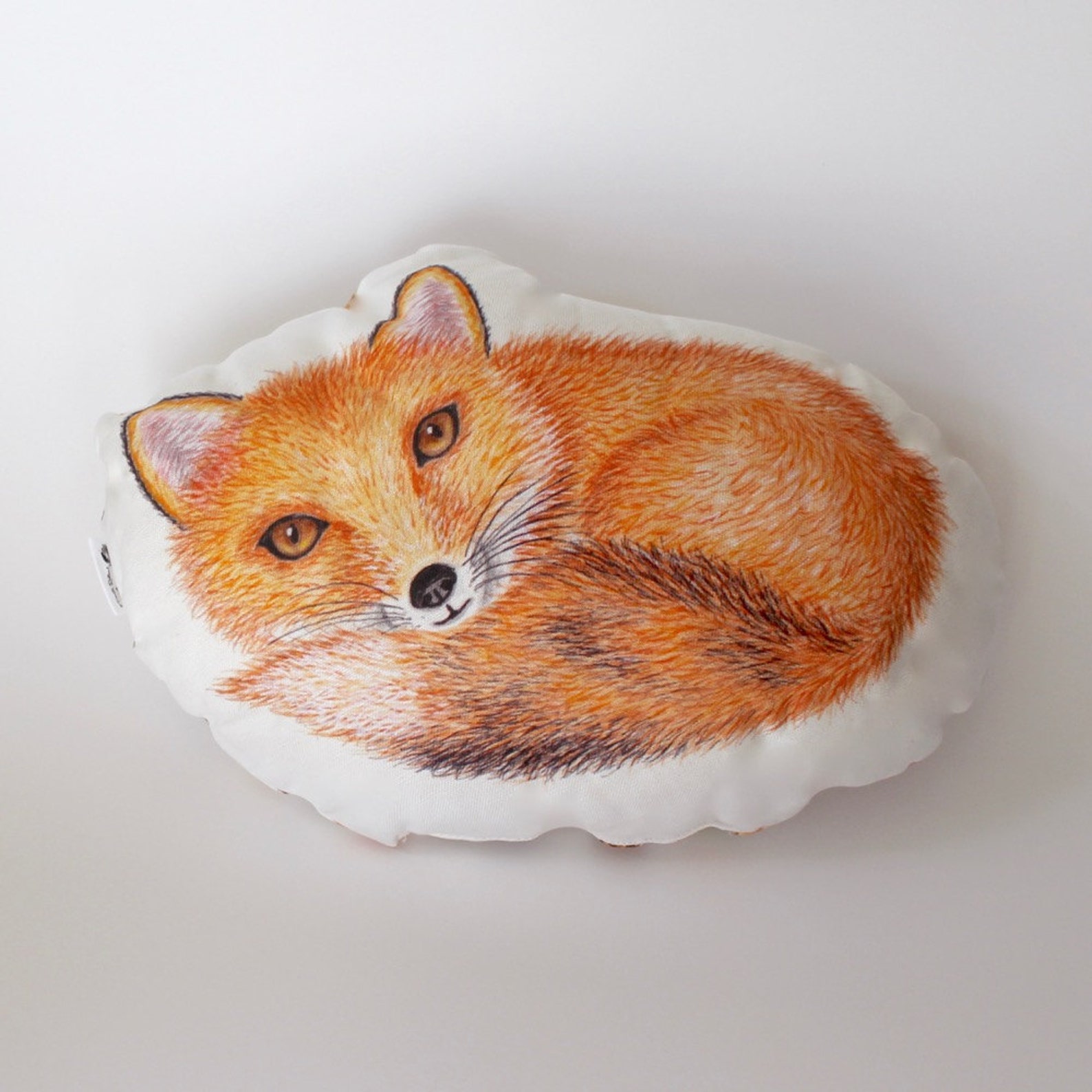 Fox Animal Pillow. Red Fox Cushion Nursery Decor. Woodland - Etsy